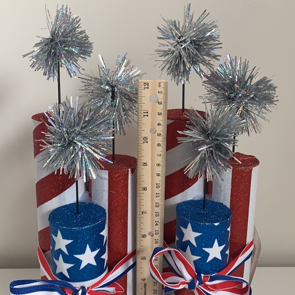 Patriotic Decor | Holiday | Patriotic 4th Of July Fireworks Tabletop ...